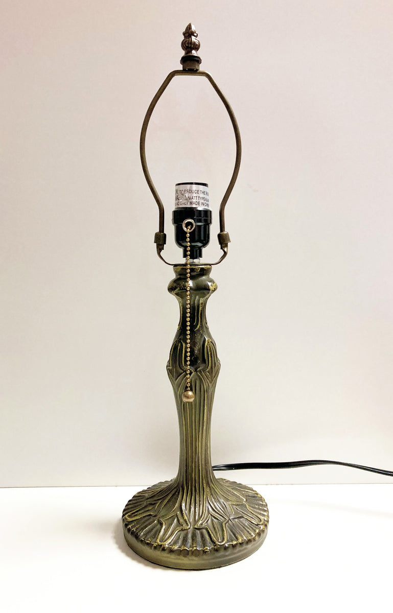 TRADITIONAL Antique Style-Tiffany Lamp Base (Base Only) 1-Light Pull C ...