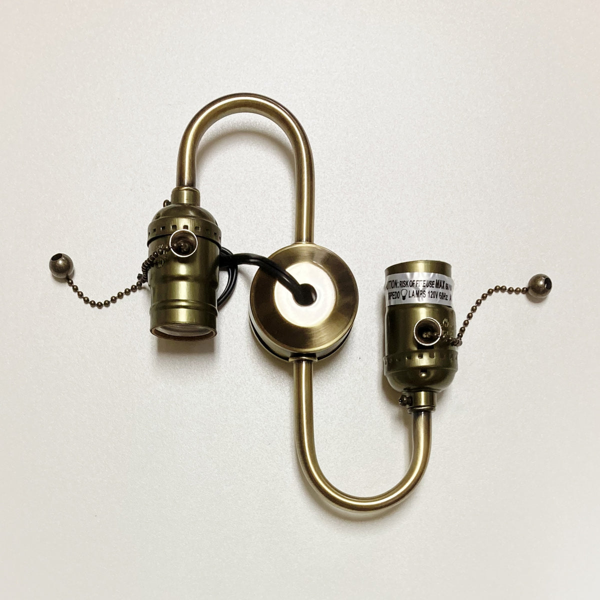 2-Socket On/Off Pull Chain Lamp S-CLUSTER-Available In 4 Finishes (1-P ...