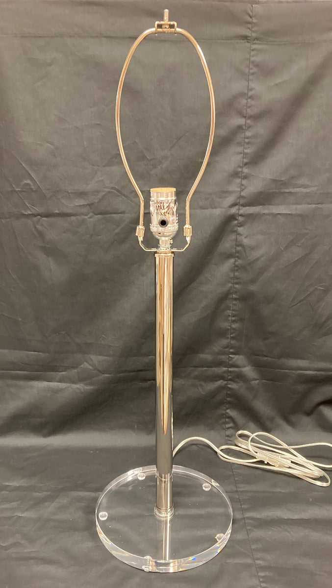 Custom 26" Height x 8" Diameter Round Acrylic Lamp Base-PN – Lamp ...