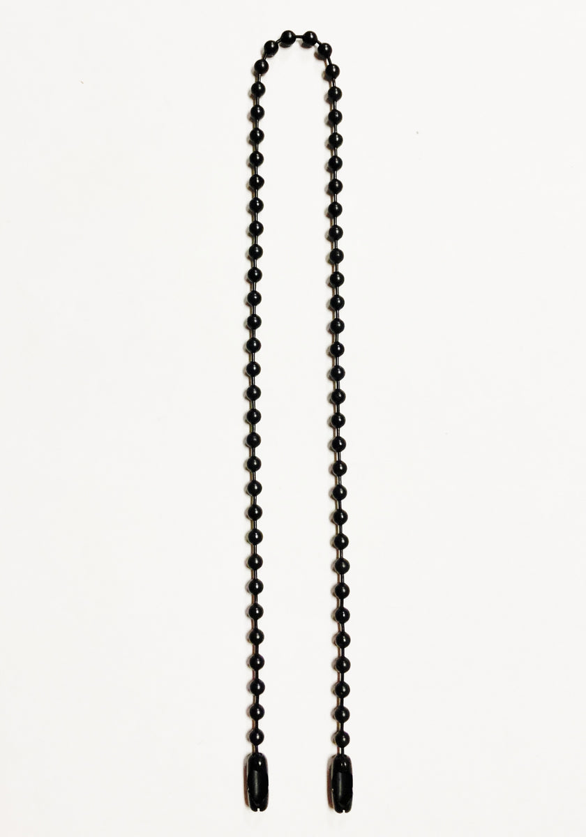 BEADED PULL CHAIN-Socket/Fan-Pull Chains, Available in 4 Finishes-3 Le ...