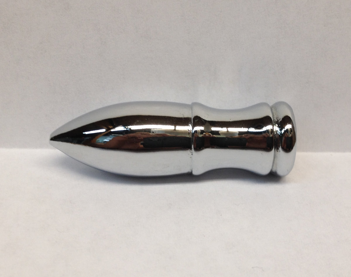 BULLET Machined Metal Lamp Finial-Chrome Finish – Lamp Finial Designs